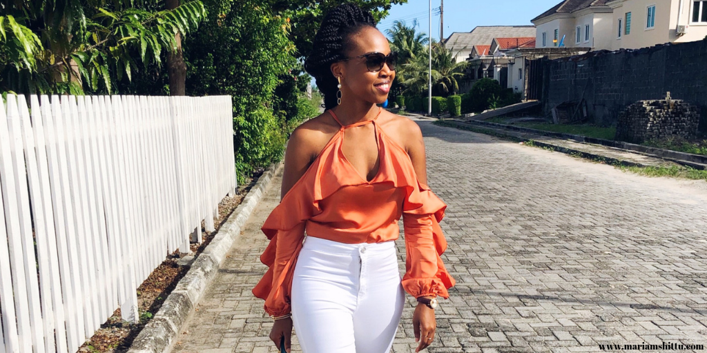 How I Styled My Dramatic Sleeve Blouse – MARIAM SHITTU