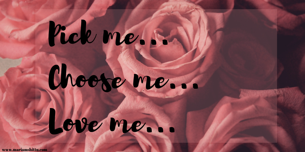 POEM| Choose Me – MARIAM SHITTU